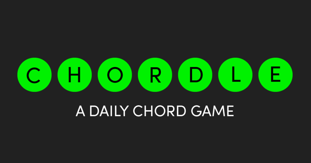 Chordle | Nate May